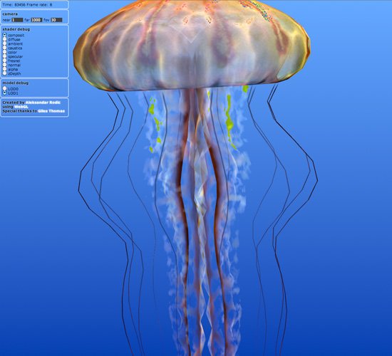 SOTD: HTML5 WebGL Jelly Fish // February 7th, 2011