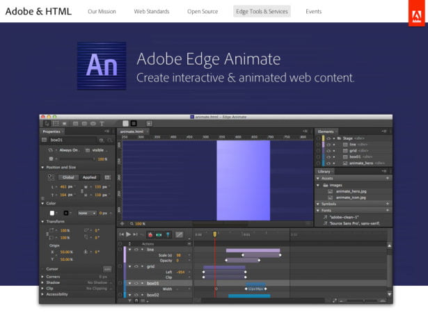 Adobe Edge Tools & Services // September 26th, 2012