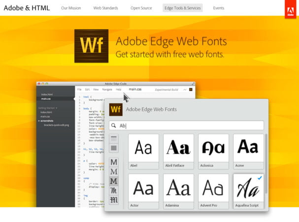 Adobe Edge Tools & Services // September 26th, 2012