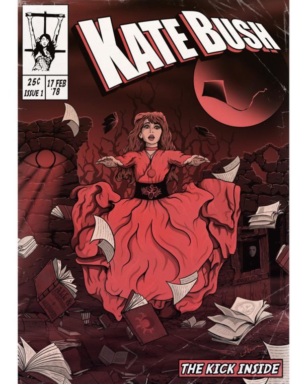 The Kick Inside, Comic Cover // February 10th, 2020