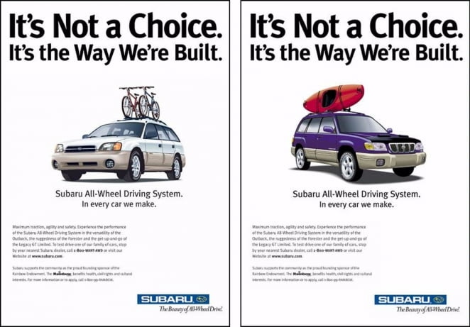 Subaru - A campaign that made history - tiredbees by James Balderson